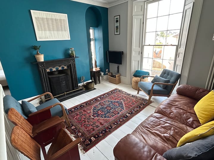 Seacroft: Cosy 3 Bed Georgian House With Wood Fire - Mortehoe