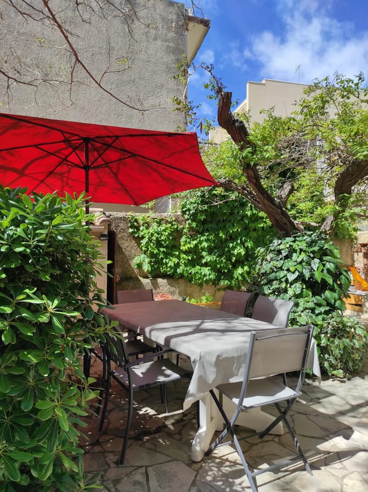 Maison Avec Jardin à 2 Minutes Plage De L'anau. - Sète
