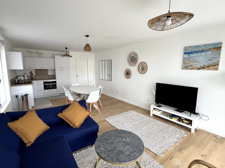 Appartement Lumineux  Plein Centre Et 150m Plage - Sainte-Cécile Plage