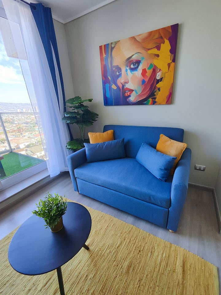 2007 ,Depto Nuevo! Con Terraza Y Vista Al Mar - Valparaíso