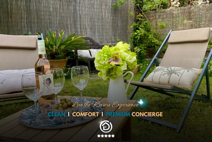 Douce ÉChappée - Charme Et Jardin à Cannes - Golfe Juan