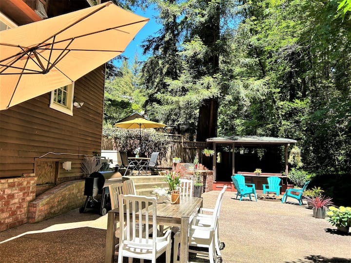Santa Cruz Mountains Creek Retreat, Free Parking - Felton, CA