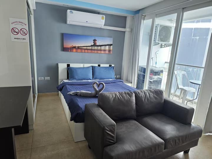 芭提雅中心地带 Centara Avenue 一房公寓6楼紧邻海滩, 酒吧街, 购物中心 - Pattaya City