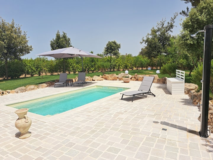 Cozy Stone Lamia With Private Pool, Wi-fi, Parking - Italy