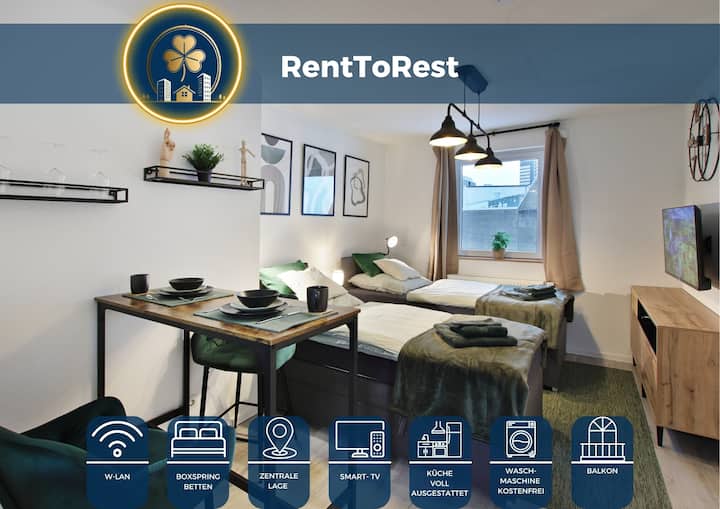 2pers–fullyequipped–central–balcony–longtermdisc. - Essen