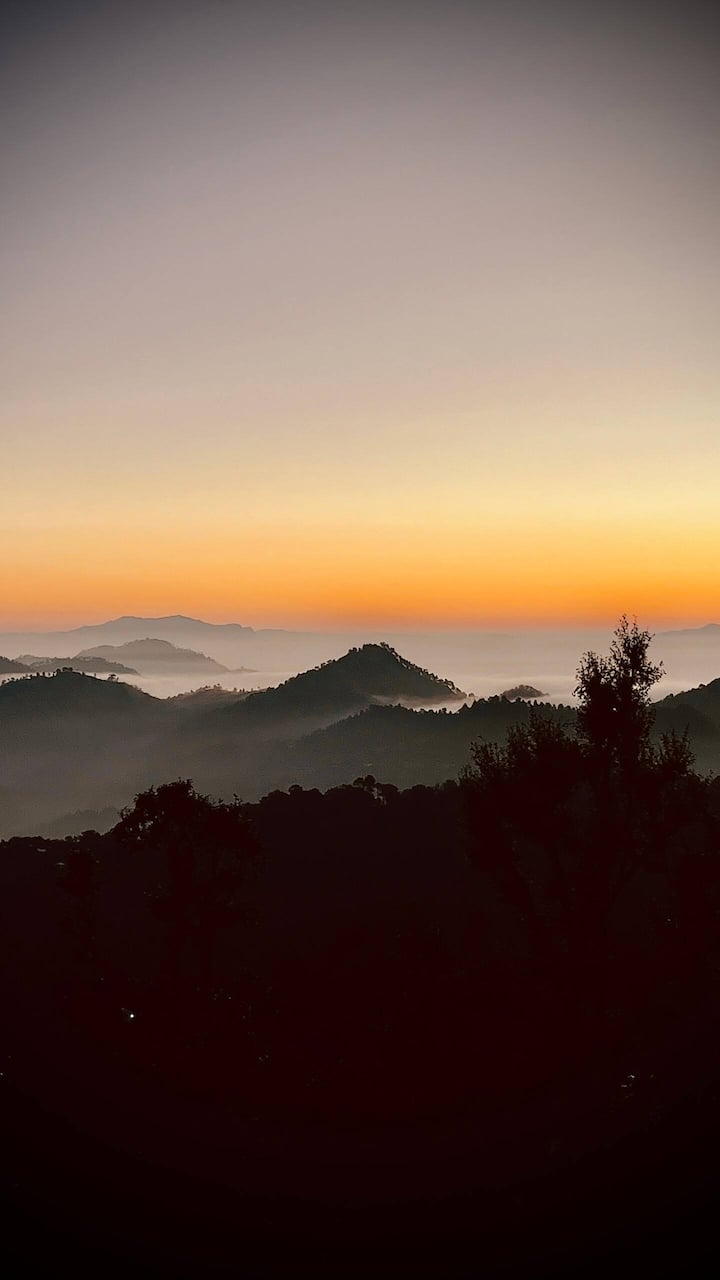 Raya A Frame Villa With Sunrise Balcony Mukteshwar - Uttarakhand