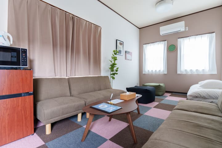 【2024年9月new Open!】河口湖駅から徒歩8分。ロケーションgood・快適なモバイルハウス - 가와구치 호