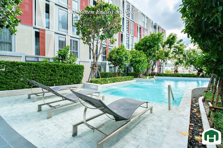 Fully Equipped 2-bd W/pool&gym-free Shuttle To Bts - Thailand