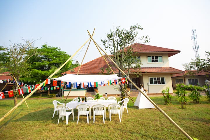 16人泳池3200平别墅庄园 - Chiang Mai