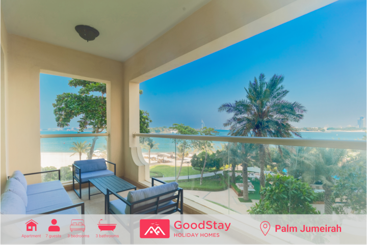 Spacious 2bdr, Stunning View Balcony, Beach Access - Dubai