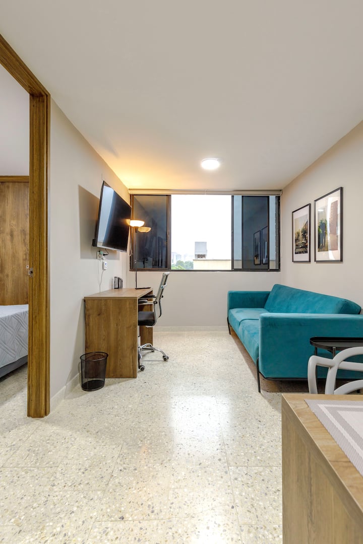 Apt 2br/500mbps/hot Water/ac/pool/gym/near Malecon - Barranquilla