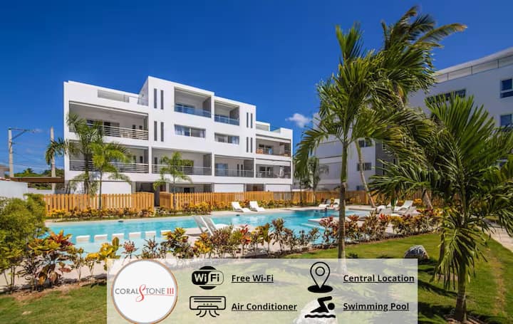 Entire Apt/wi-fi/pool/4pax/ac/beach W-distance - Dominican Republic