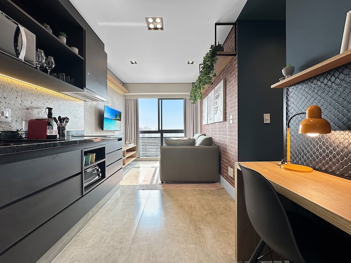 Allianz Parque|1 Suite|1 Bdrm | Pool |Bourbon Mall - São Paulo