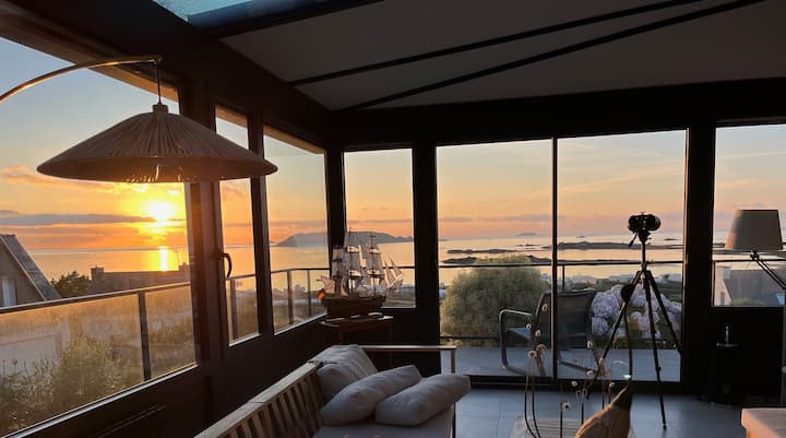Vue Mer Exceptionnelle 8 Pers. - Trélévern