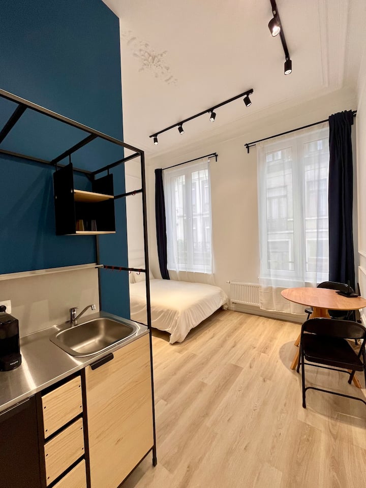 Studio Cosy Et éLégant à Bruxelles I Flagey - Brussels