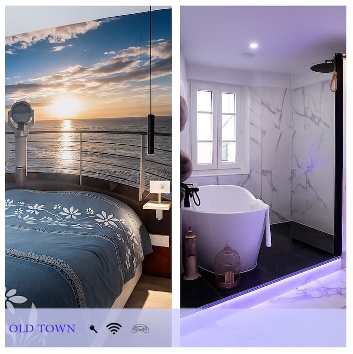 Nid Calme Vieille Ville Menton Entre Italie Monaco - Mentone