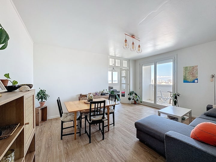 Spacieux Et Vue Panoramique à 500m Gare Part Dieu - 里昂