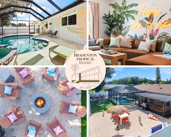 Tropical Resort: Pool + Hot Tub + Putting Green - Bradenton, FL