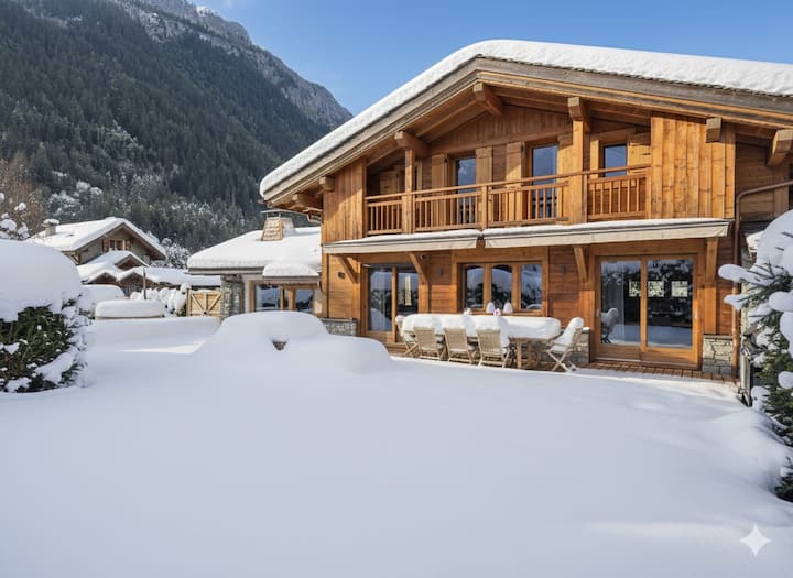 Chalet 200m² Avec Jacuzzi Sauna Et Vue Panoramique - Chamonix-Mont-Blanc