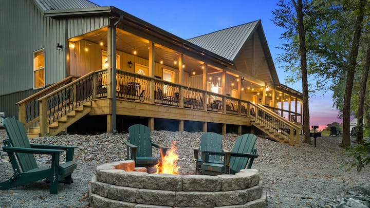 Riverfront~sleeps 18~private Boat Ramp~pickleball - Kentucky