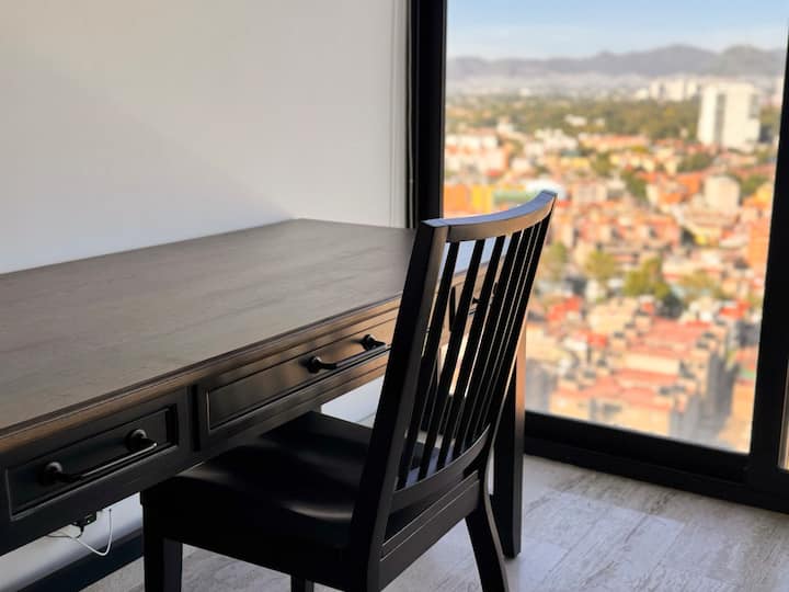 Acogedor Loft En Anzures [Terraza/gimnasio/cowork] - Mexico