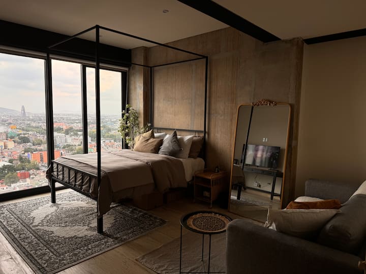 Acogedor Loft En Anzures [Terraza/gimnasio/cowork] - Mexico