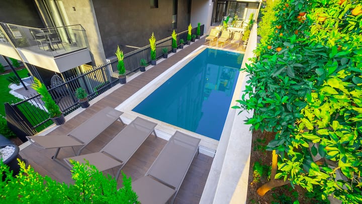 Ma104 Xxl Wonderfulsuit2+1,konyaaltı Plajı Yanında - Antalya