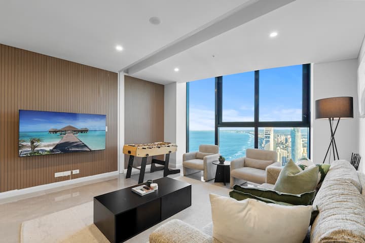 72f Beachfront Skyhome 3br Wf Parking/indoor Pool - Gold Coast