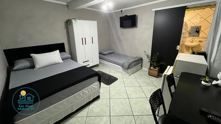 Suíte Ilha C/ Ar Cond. à 6min Da Balsa - Ilhabela