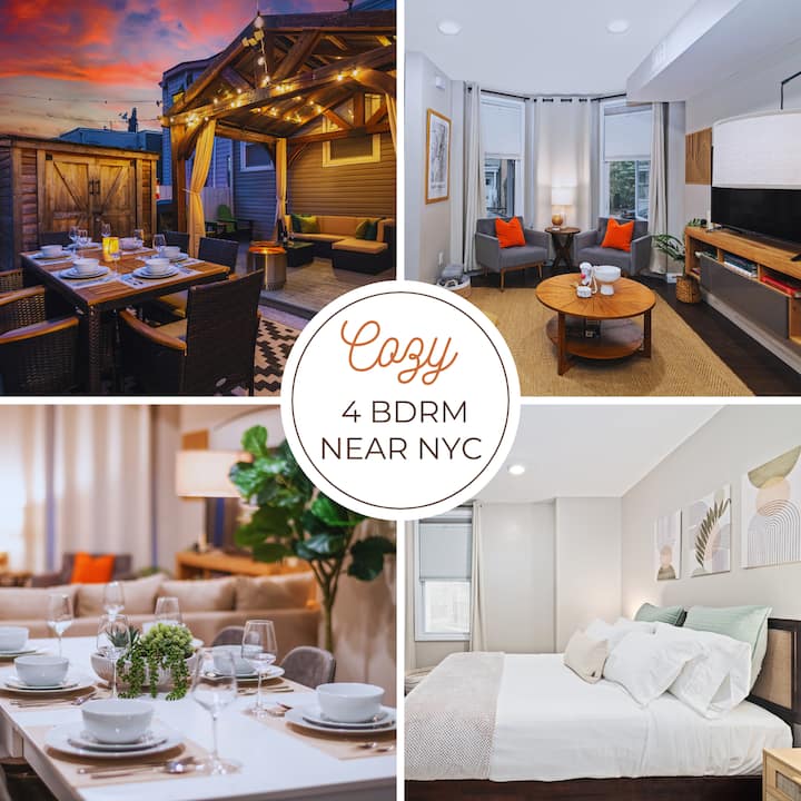 Cozy Urbanoasis 4br 3bth Nr Nyc & Metlife +Parking - Belleville, NJ