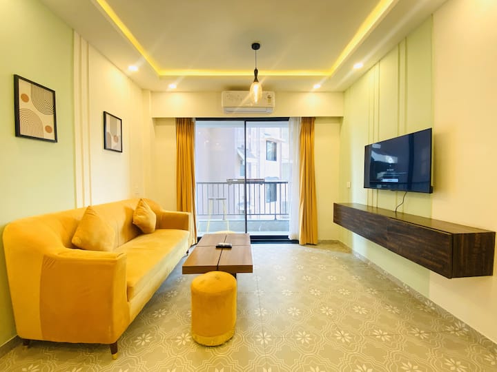 1bhk Modern Serviced Apartment | Candolim Goa A205 - Goa