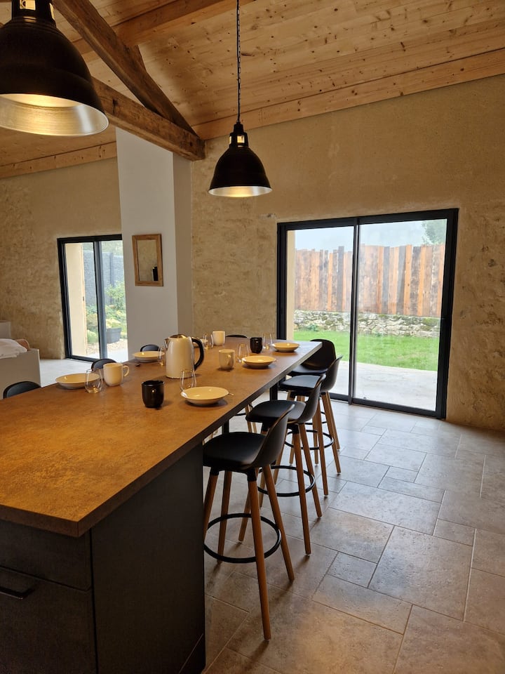 Maison En Pierre Au Calme - Castillon-la-Bataille
