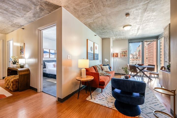 Downtown 2bd #5 +Gym Near Park, Lake, Museums - Heart of Chicago - Chicago
