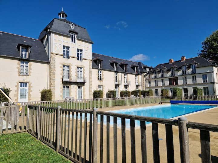 T3 Plain-pied+piscine à Baden (56) - Idéal Famille - Larmor-Baden