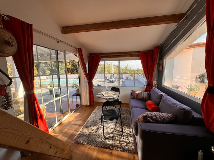 Jolie Chambre Sur Piscine - Le Boulou