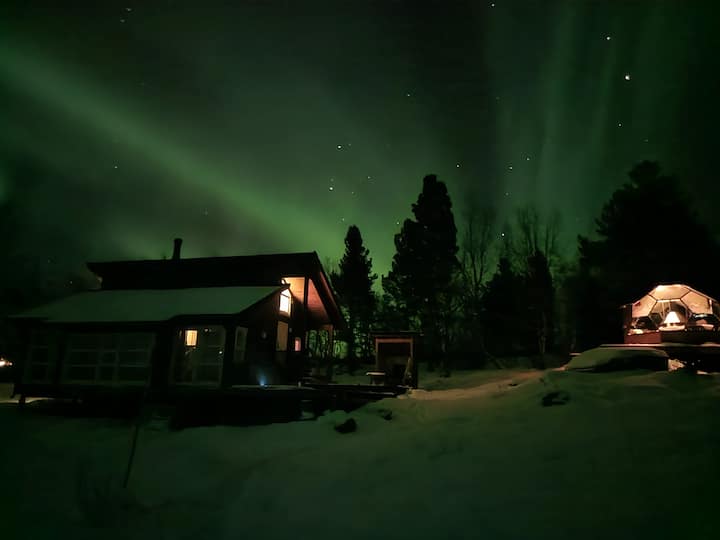 Hytte Med Jacuzzi Utenfor Nordlysbyen Alta - Alta