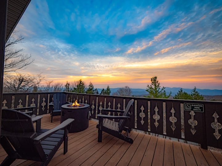 Boho Chalet W/ Mountain Views - Beech Mountain, NC