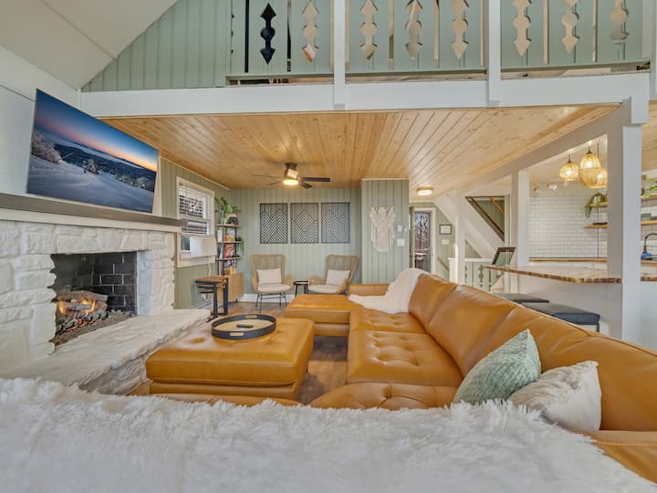 Boho Chalet W/ Mountain Views - Beech Mountain, NC
