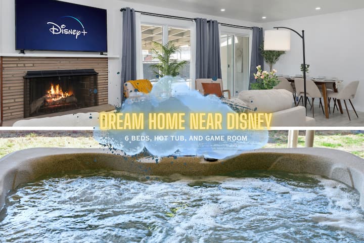 Modern Home Near Disney | Hot Tub | Game Room - Anaheim, CA
