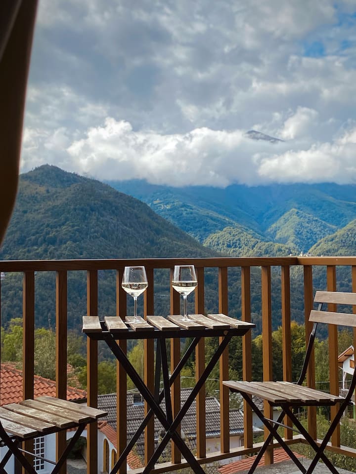 Rifugio Belvedere: Panorama, Jacuzzi Privata & Spa - Piamonte