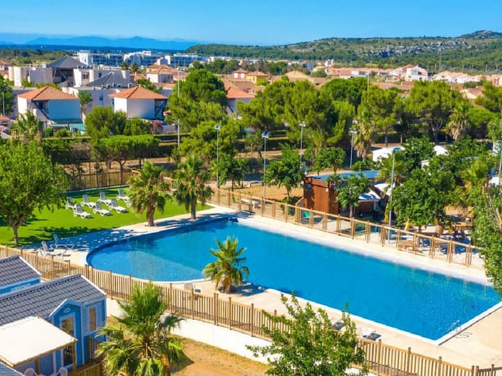 Mobil-home 3ch Avec Piscine Port-la-nouvelle - Port-la-Nouvelle