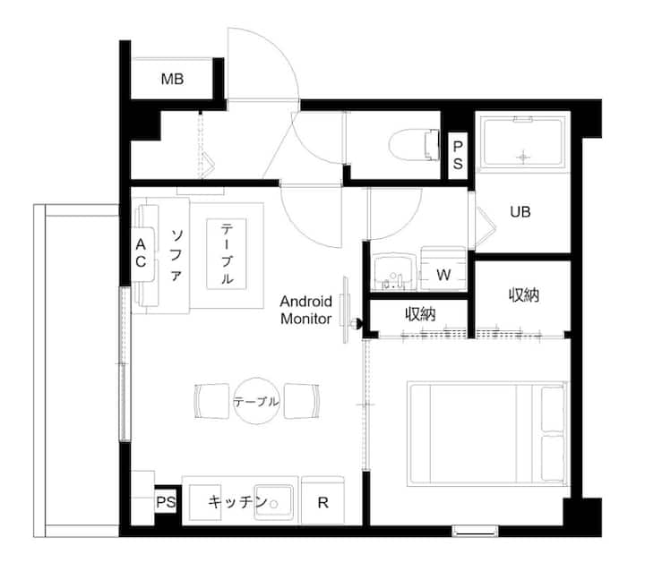 No Elevator/7 Min. Walk To Nearest Sta. /B01 - Osaka