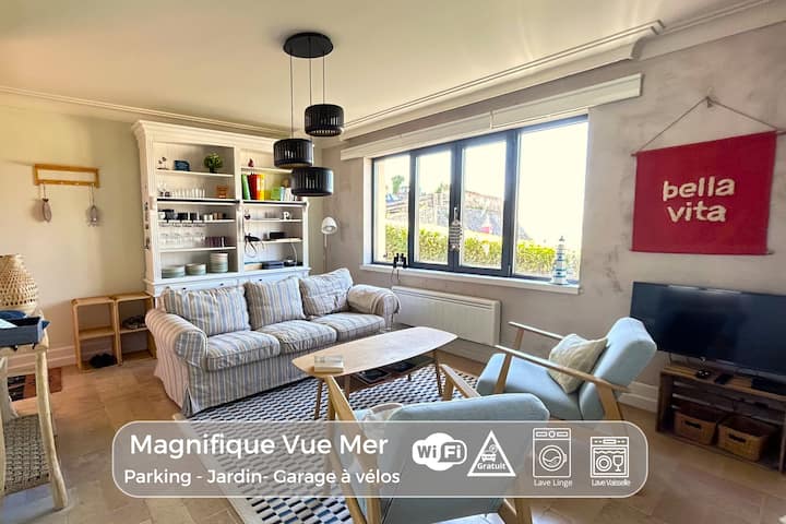 19- Histoires D'ault-maison Vue Mer-jardin-parking - Ault