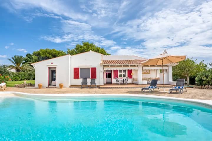Binimare-coqueta Villa En Cap D'en Font - Binibeca