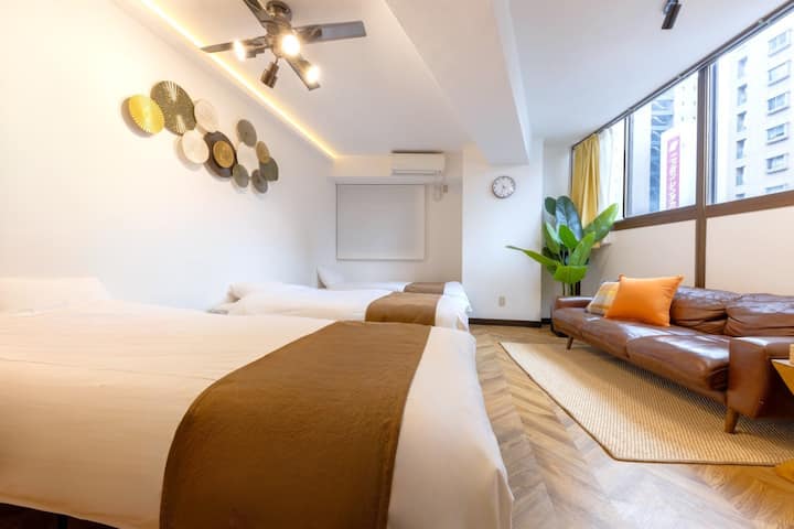 最大7名‼つくばex浅草駅２分/ファミリー、友達グループにおすすめ！【3f】 - Asakusa