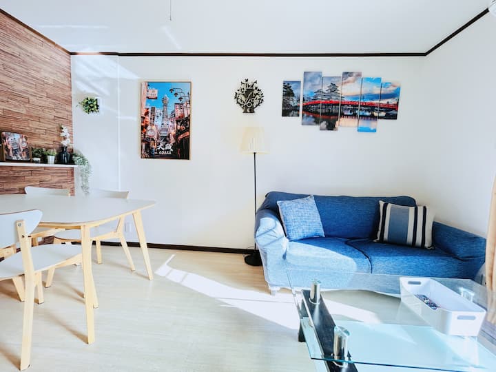 Hlhouse/3-story99㎡/namba/dotonbori 7min/direct Kix - Osaka