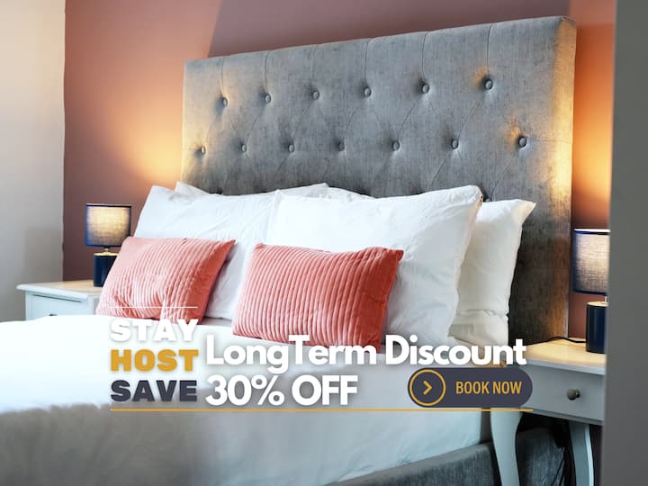 Long Term 30% Off | Stylish 2 Bed | Free Parking - Sheffield