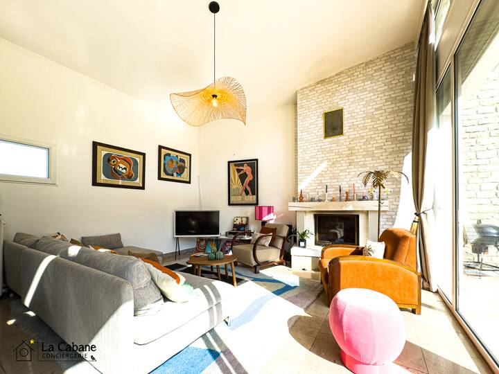 Maison D'architecte Avec Piscine à 1h De Paris - Frankrijk