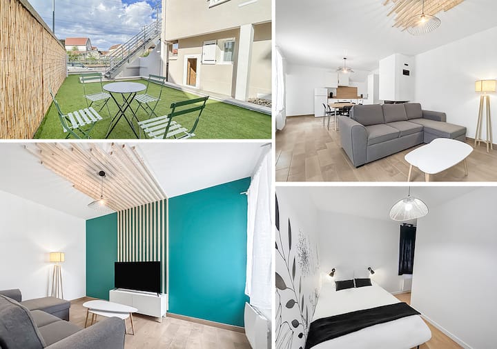Jardin Privé 2 Ch-parking Gratuit – Centre Vichy - Vichy