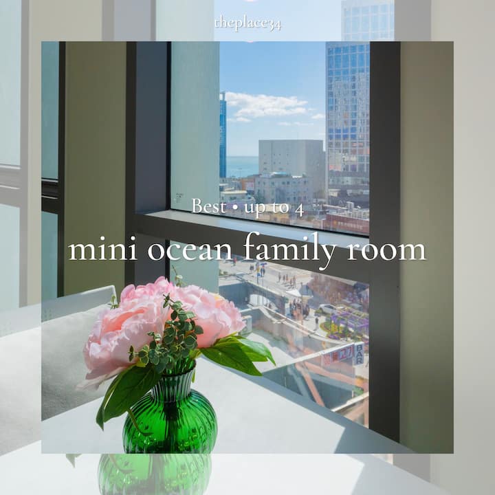 [합법숙소] 2beds 미니 오션 슈페리어 패밀리룸 | 해운대역 3분 (21) - Busan